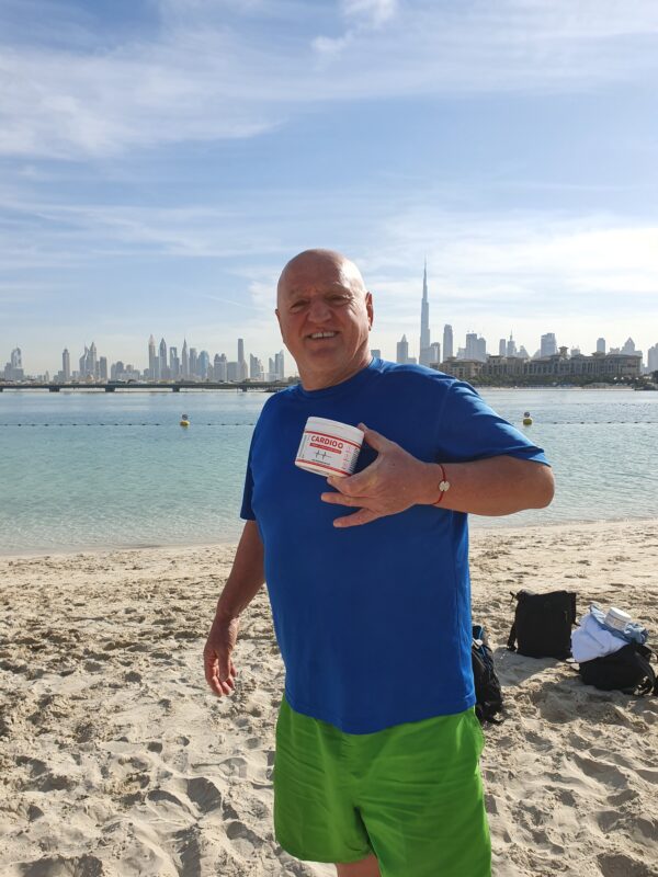 Svetovno znan plavalec Martin Strel na merjenju arterijskega ožilja v ...